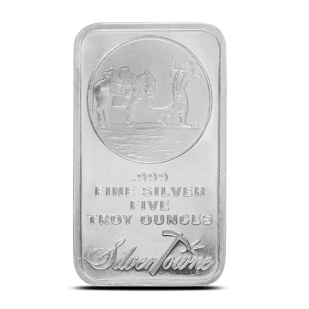 5 oz SilverTowne Prospector Silver Bar (New) l BGASC™