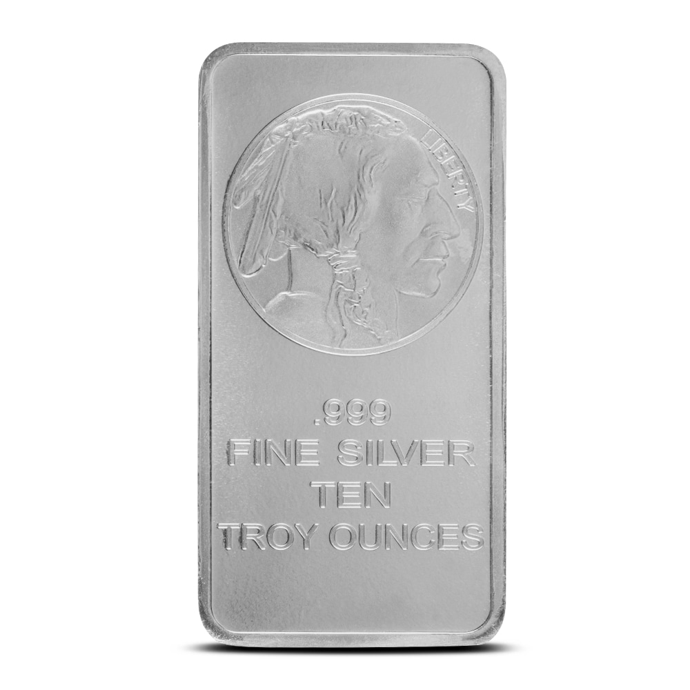 10 oz SilverTowne Buffalo Silver Bar (New) l BGASC™