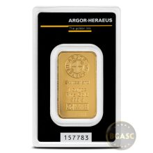 1 oz Argor Heraeus Kinebar Gold Bar (New w/ Assay) l BGASC™