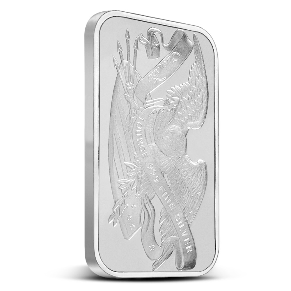 1 oz SilverTowne Retro Eagle Silver Bar (New) l BGASC™