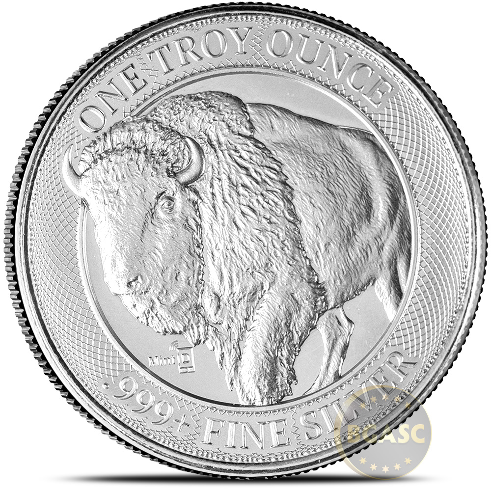 1 oz MintID Buffalo Silver Round (New) l BGASC™