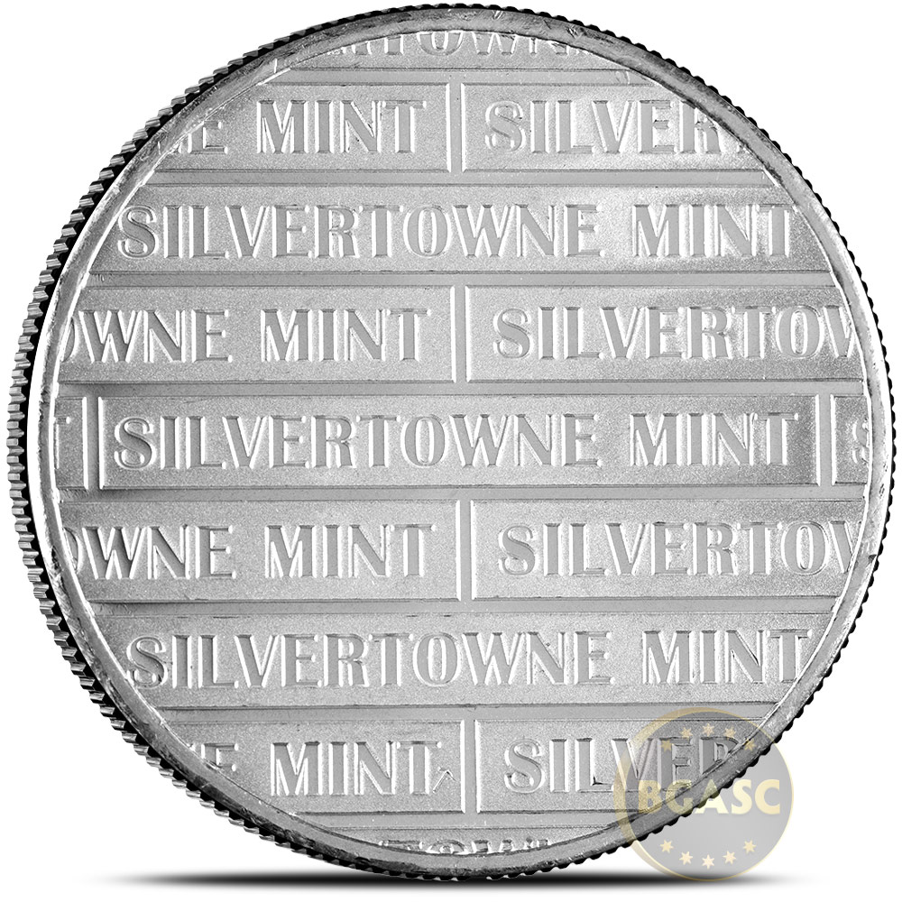 1 oz SilverTowne Mighty Eagle Silver Round (New) l BGASC™