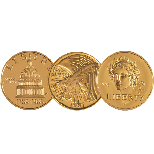 $5 US Mint Commemorative Gold Coin Random Year, Varied Condition l BGASC™