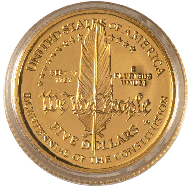 $5 US Mint Commemorative Gold Coin Random Year, Varied Condition l BGASC™