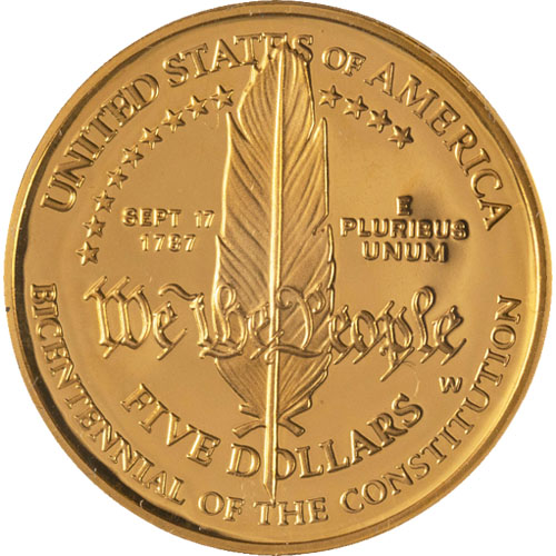 $5 US Mint Commemorative Gold Coin Random Year, Varied Condition l BGASC™