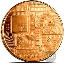 1 oz Bitcoin Commemorative Copper Round (New) l BGASC™
