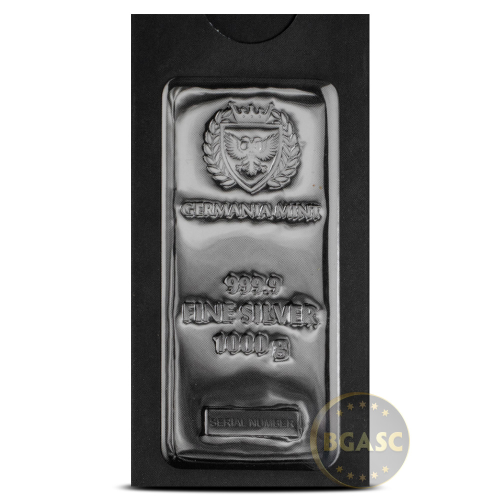1 Kilo Germania Mint Cast Silver Bar (New) l BGASC™