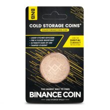 1 oz Bitcoin Cold Storage Wallet Copper Round (New)
