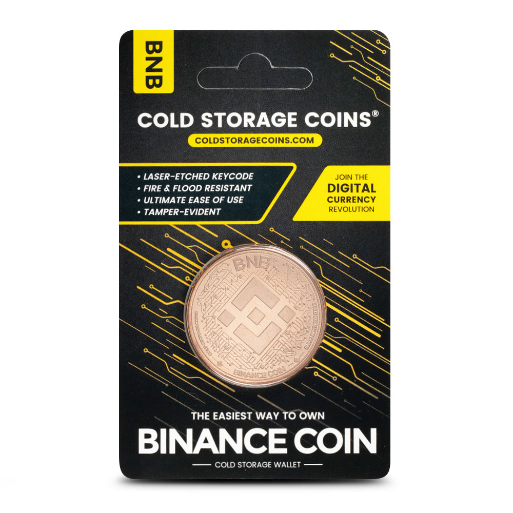 1 oz Bitcoin Cold Storage Wallet Copper Round (New)