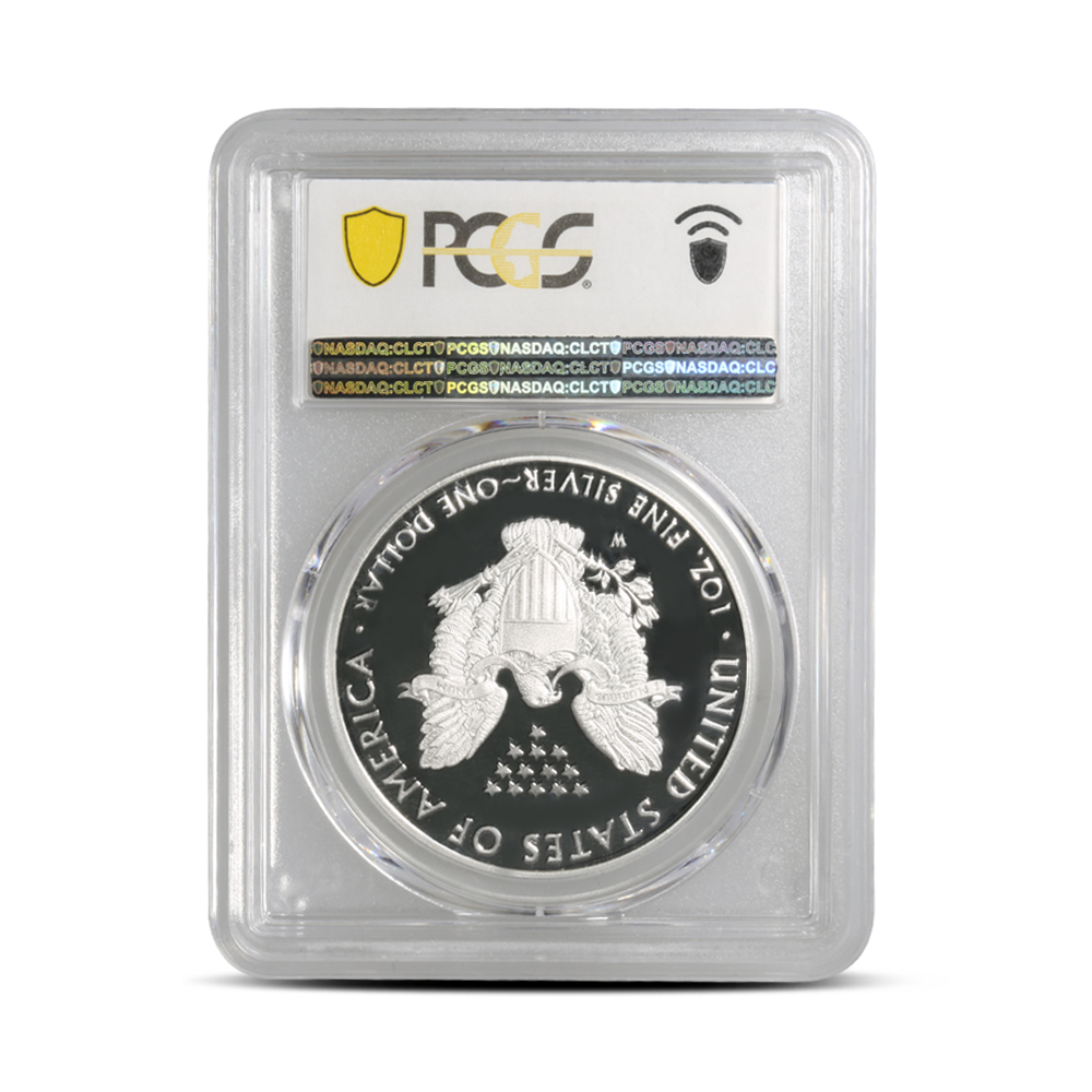 2020-W 1 oz V75 Privy Proof American Silver Eagle Coin PCGS PR70 ...