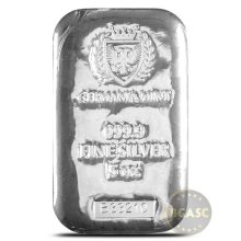 5 oz Germania Mint Cast Silver Bar (New) l BGASC™