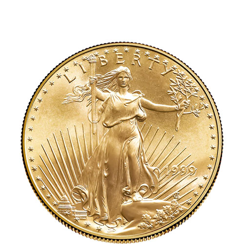 1999 American Eagle 1/2 oz Gold Coin