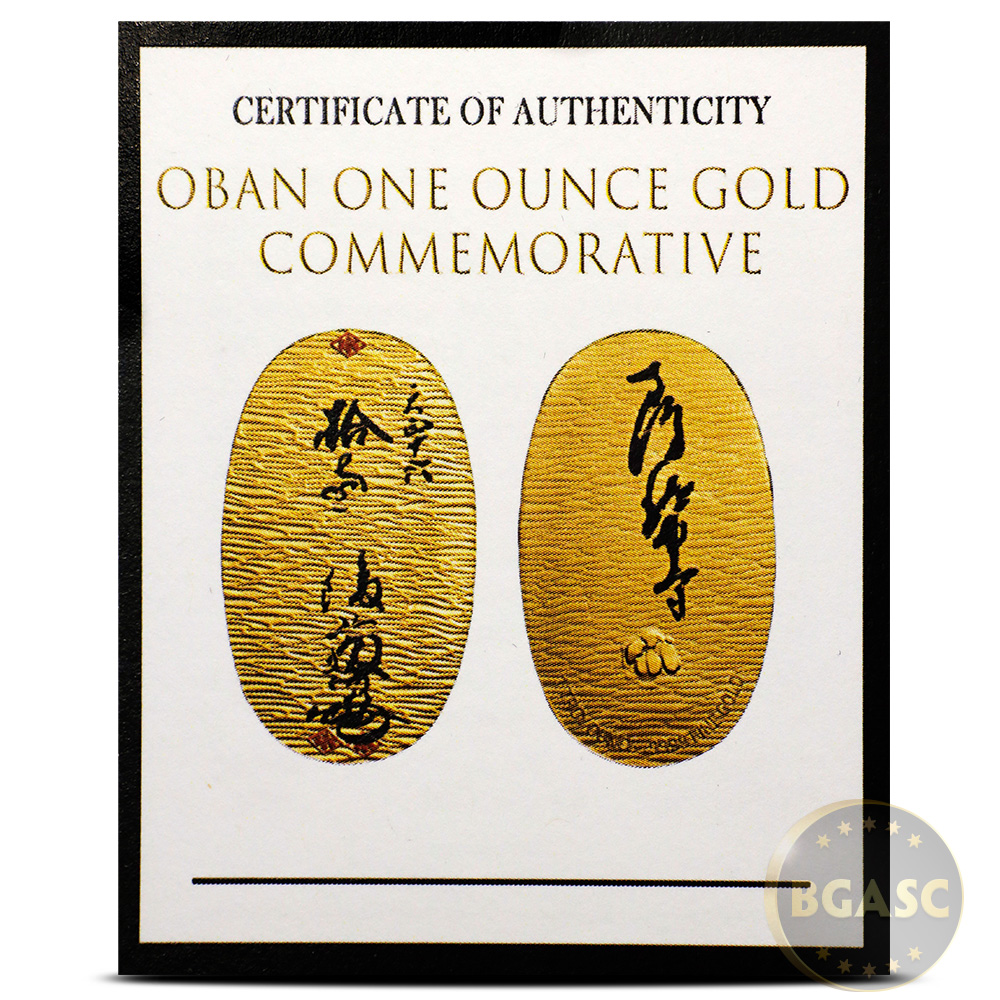 1 oz Oban Commemorative Gold Medal (Box + CoA) l BGASC™
