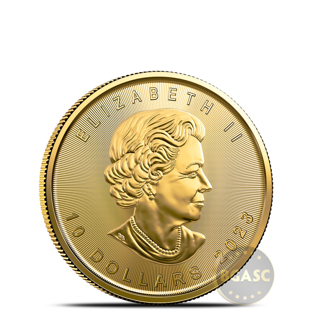 2023 1/4 oz Canadian Gold Maple Leaf Coin (BU) l BGASC™ 2023 1/4 oz Canadian Gold Maple Leaf Coin (BU) l BGASC™