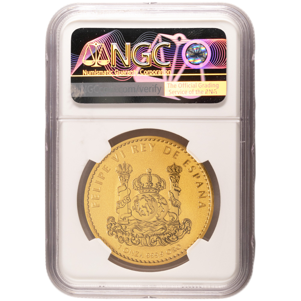 2021 1 oz Reverse Proof Royal Spanish Mint Iberian Lynx Gold Coin NGC ...