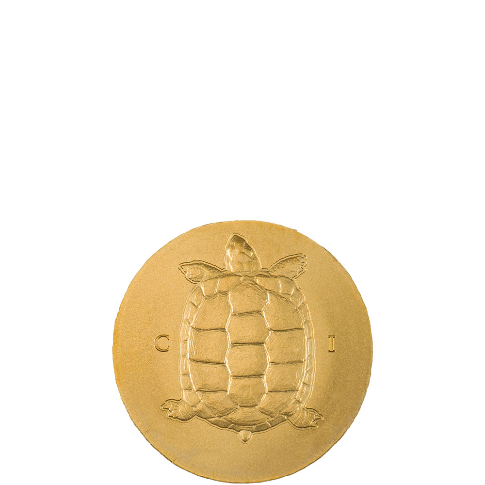2022 1/2 Gram Cook Islands Gold Tortoise Coin l BGASC™
