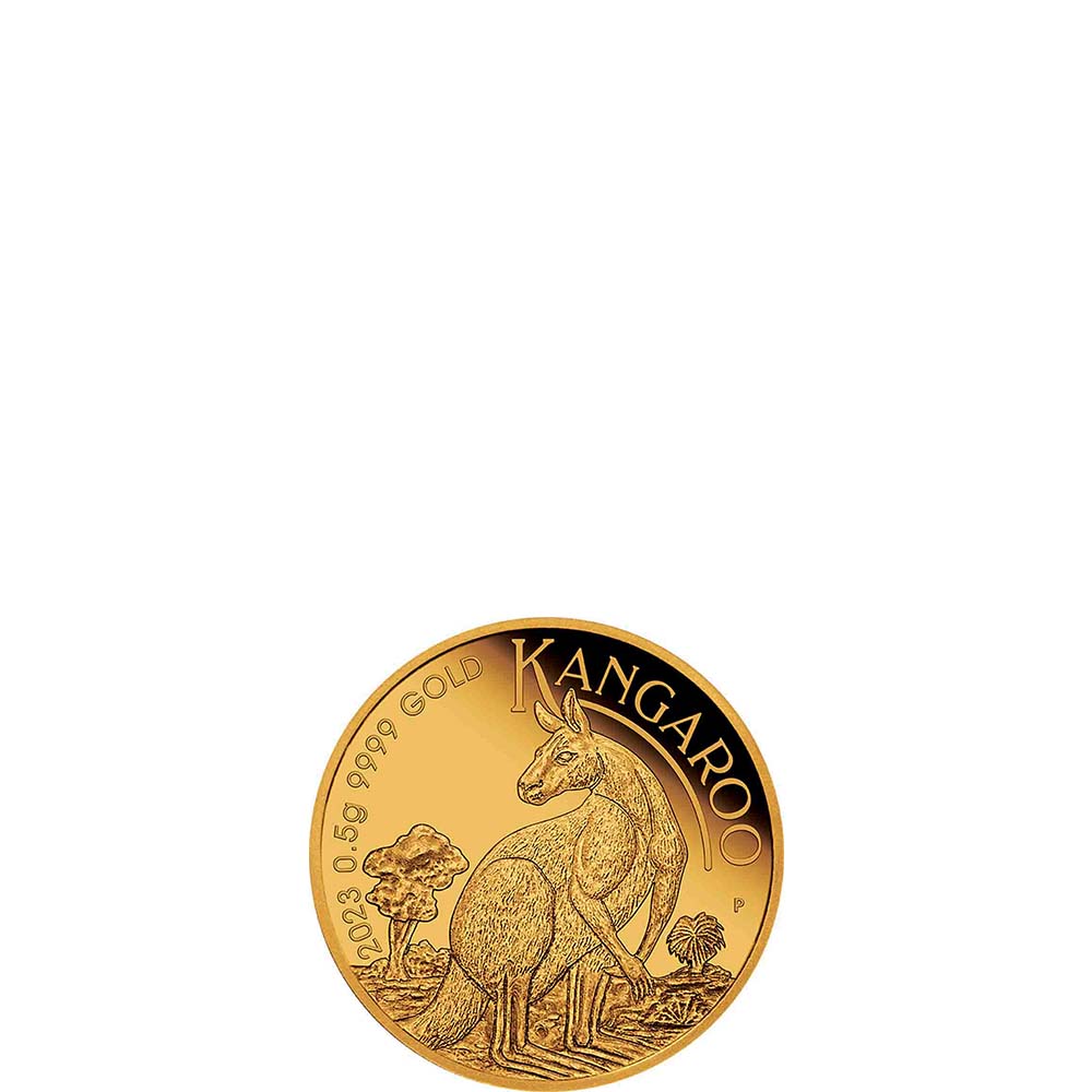 2023 1/2 Gram Australian Gold Mini Roo Coin (BU) l BGASC™