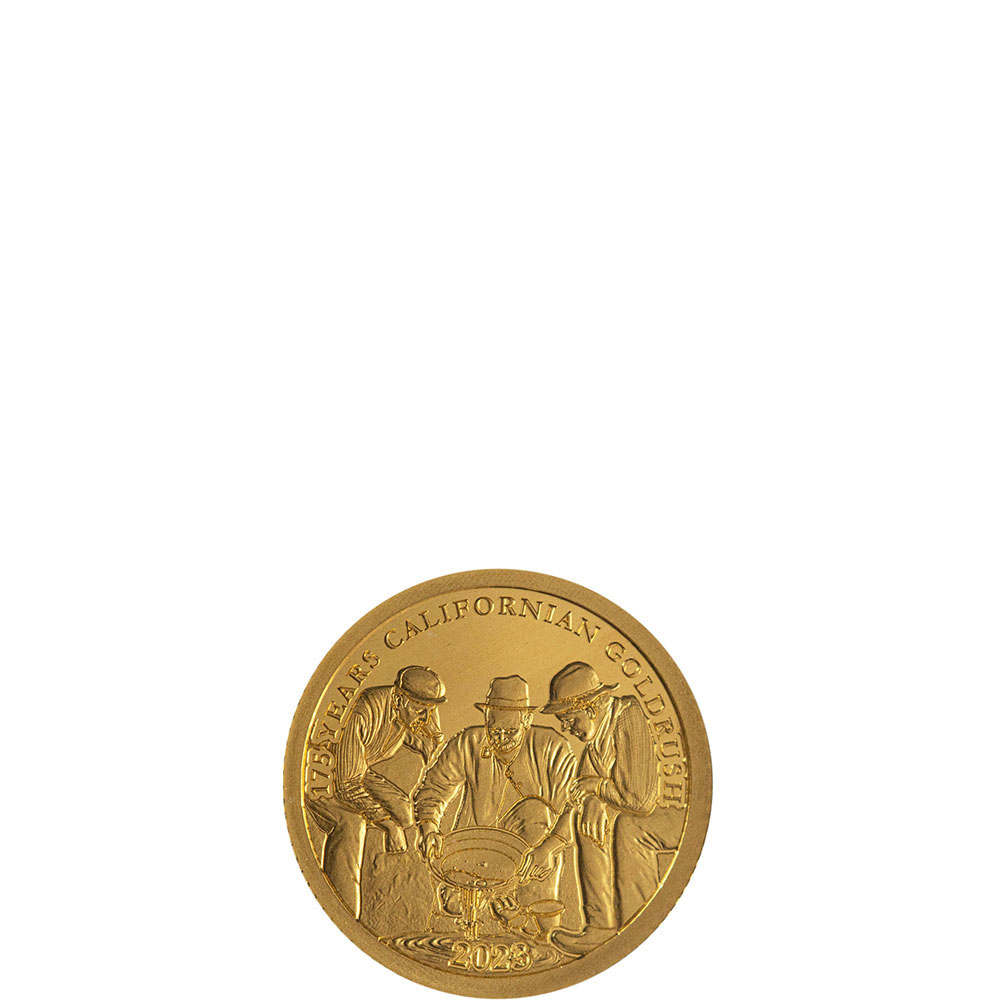 2023 1/2 Gram Barbados Gold Gold Rush Coin l BGASC™