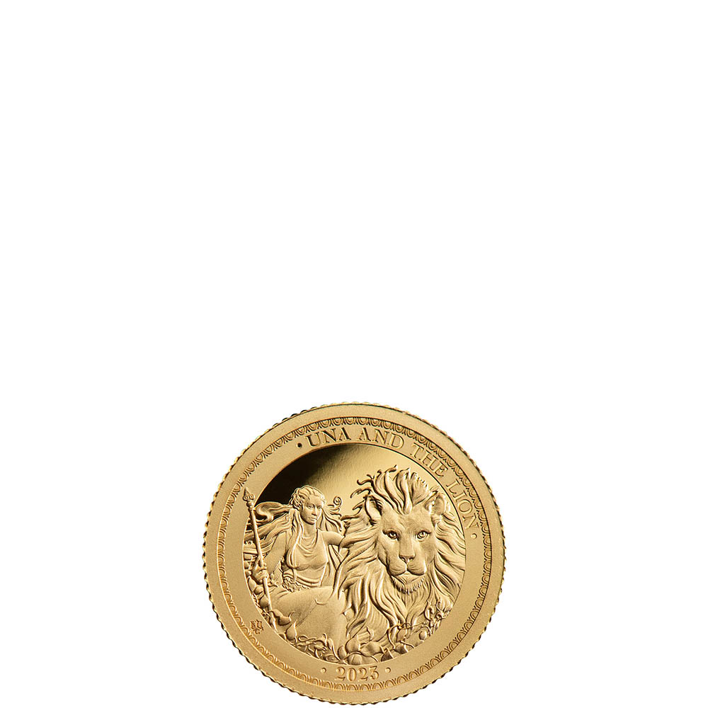 2023 1/2 Gram Proof St. Helena Gold Una and The Lion l BGASC™