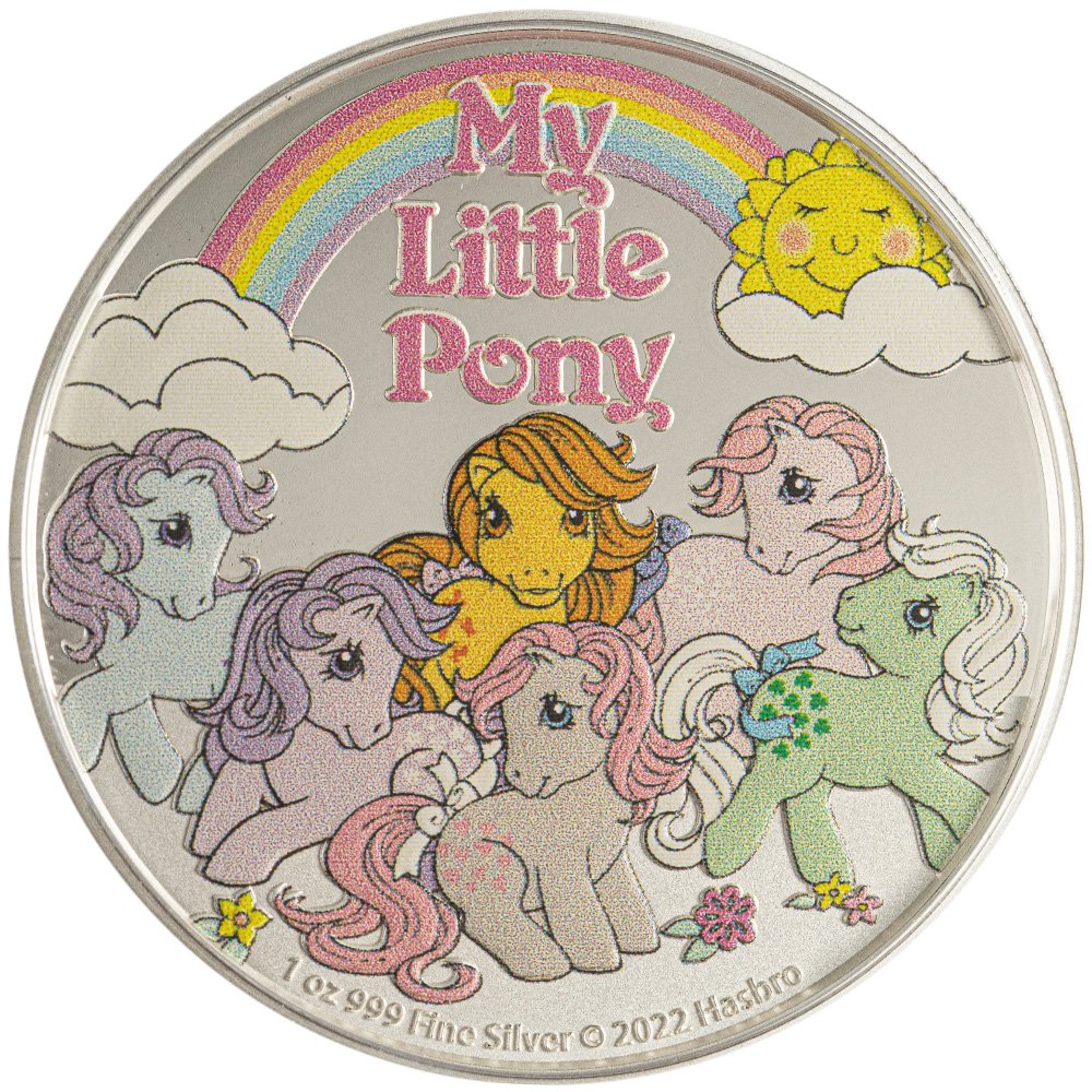 2023 1 oz Colorized Niue Silver My Little Pony Coin l BGASC™