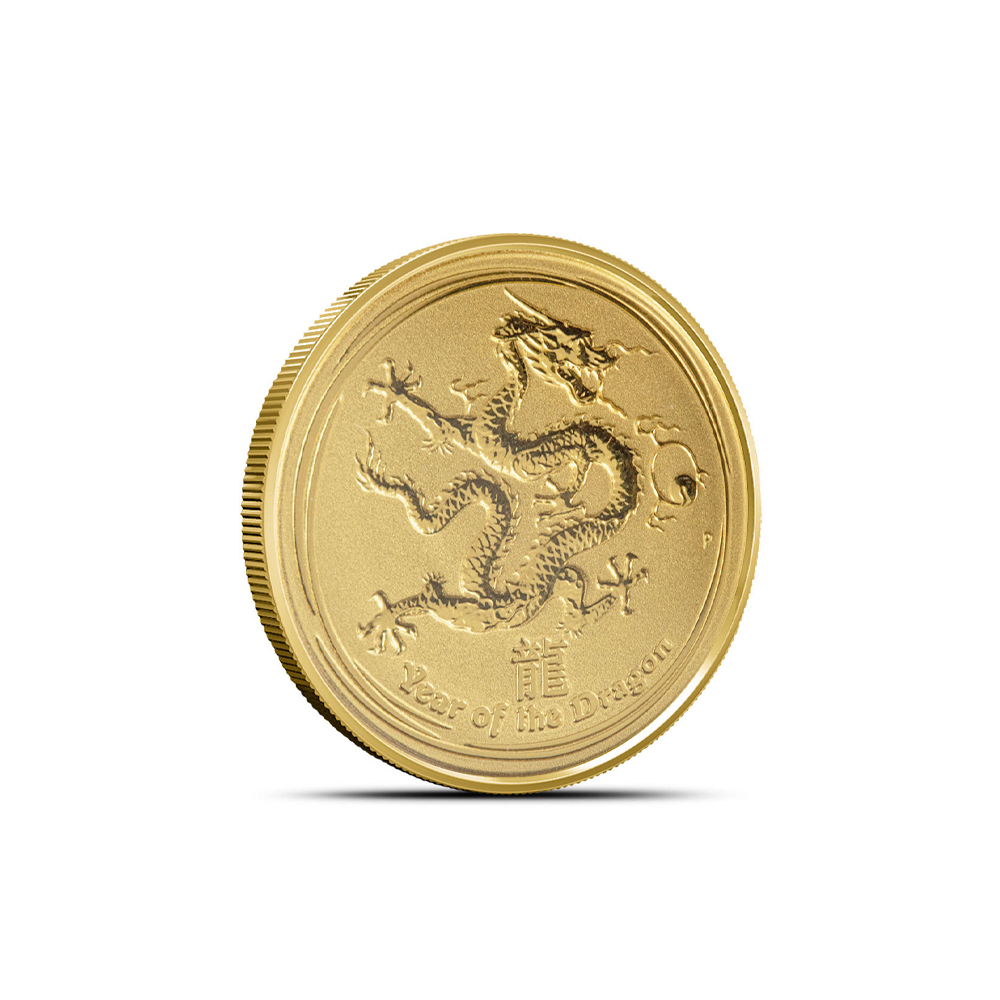 2012 1/10 oz Australian Gold Lunar Dragon Coin l BGASC™