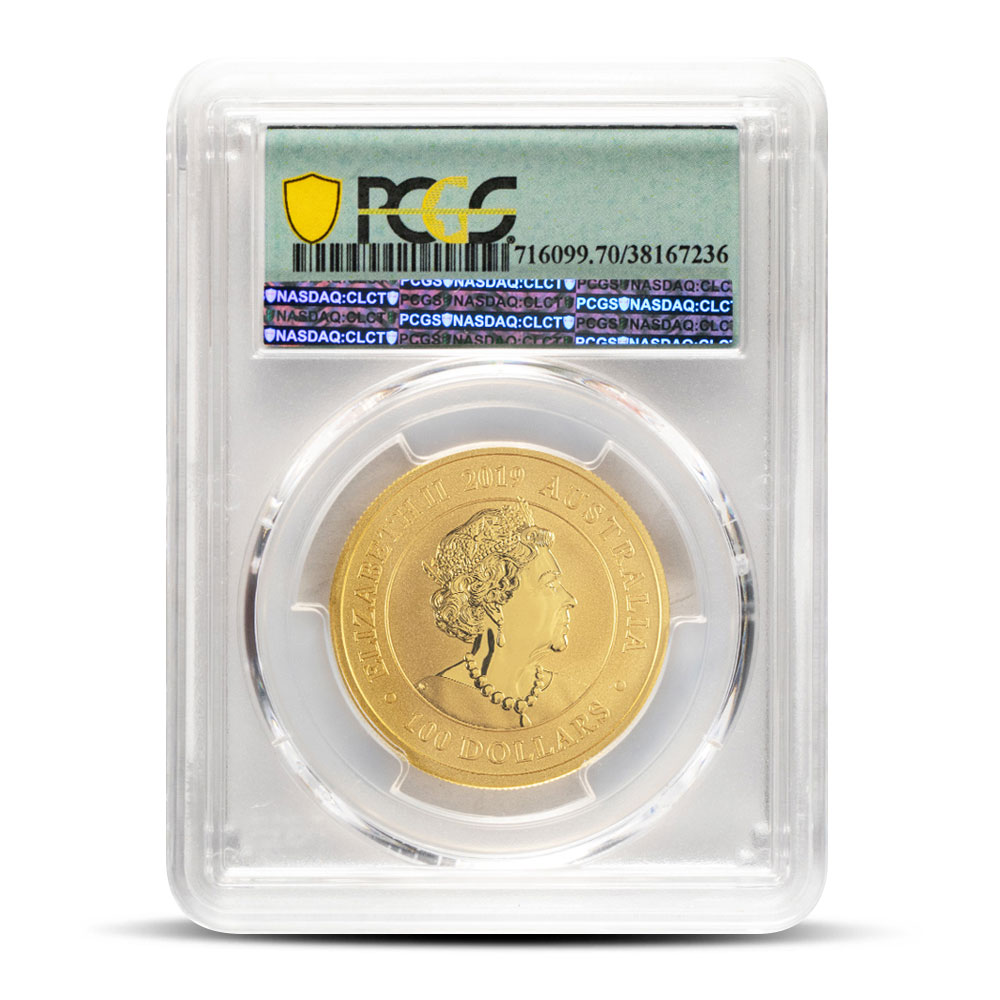 2019-P 1 oz Australian Gold Swan Coin PCGS MS70 l BGASC™