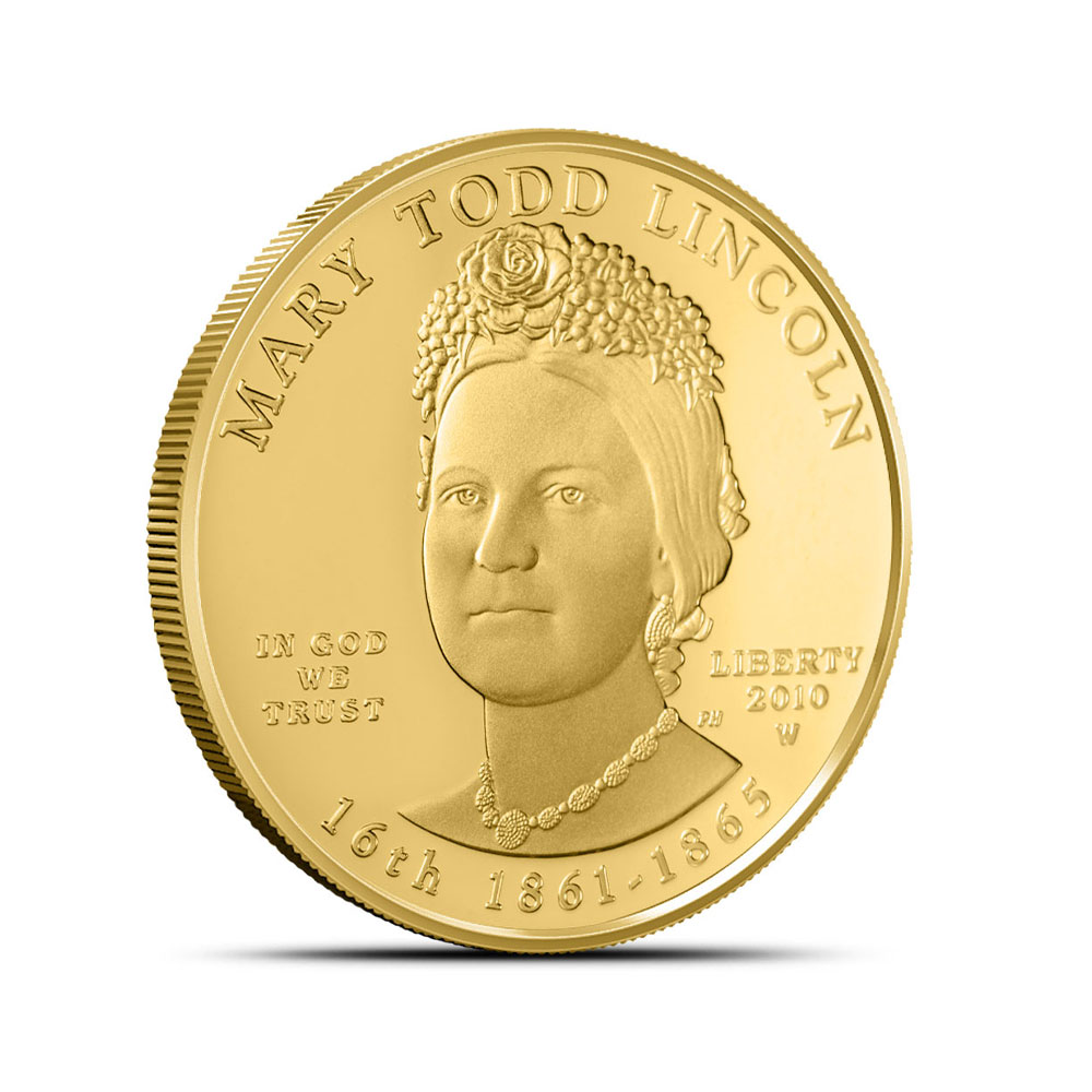 2010-W Proof First Spouse Mary Lincoln Gold Coin l BGASC™