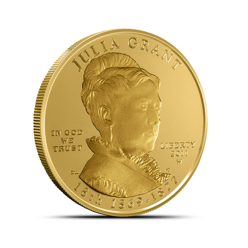2011-W Proof First Spouse Julia Grant Gold Coin l BGASC™