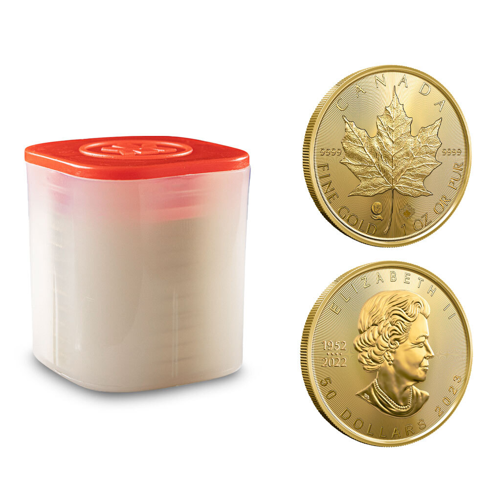 2023 Canadian Gold Single Source Maple Leaf Tube l BGASC™