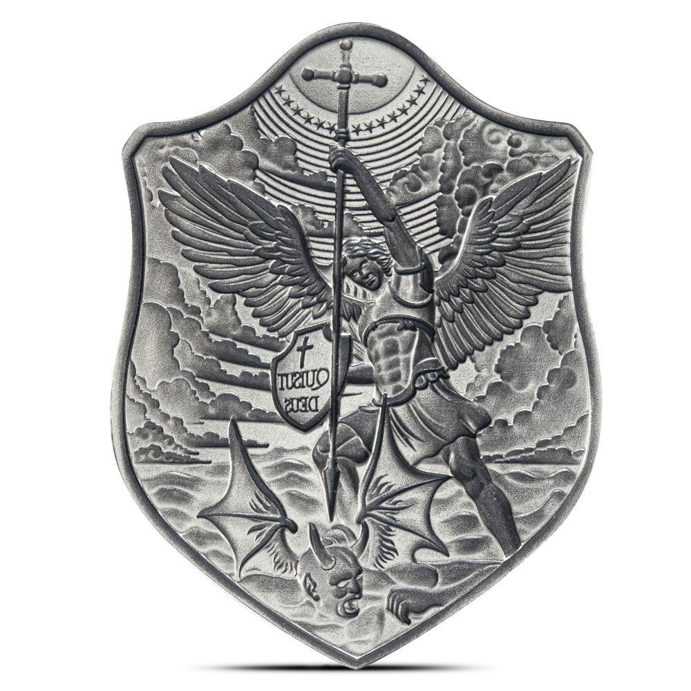 1/2 oz Shield of St. Michael Silver Stacker (New) l BGASC™
