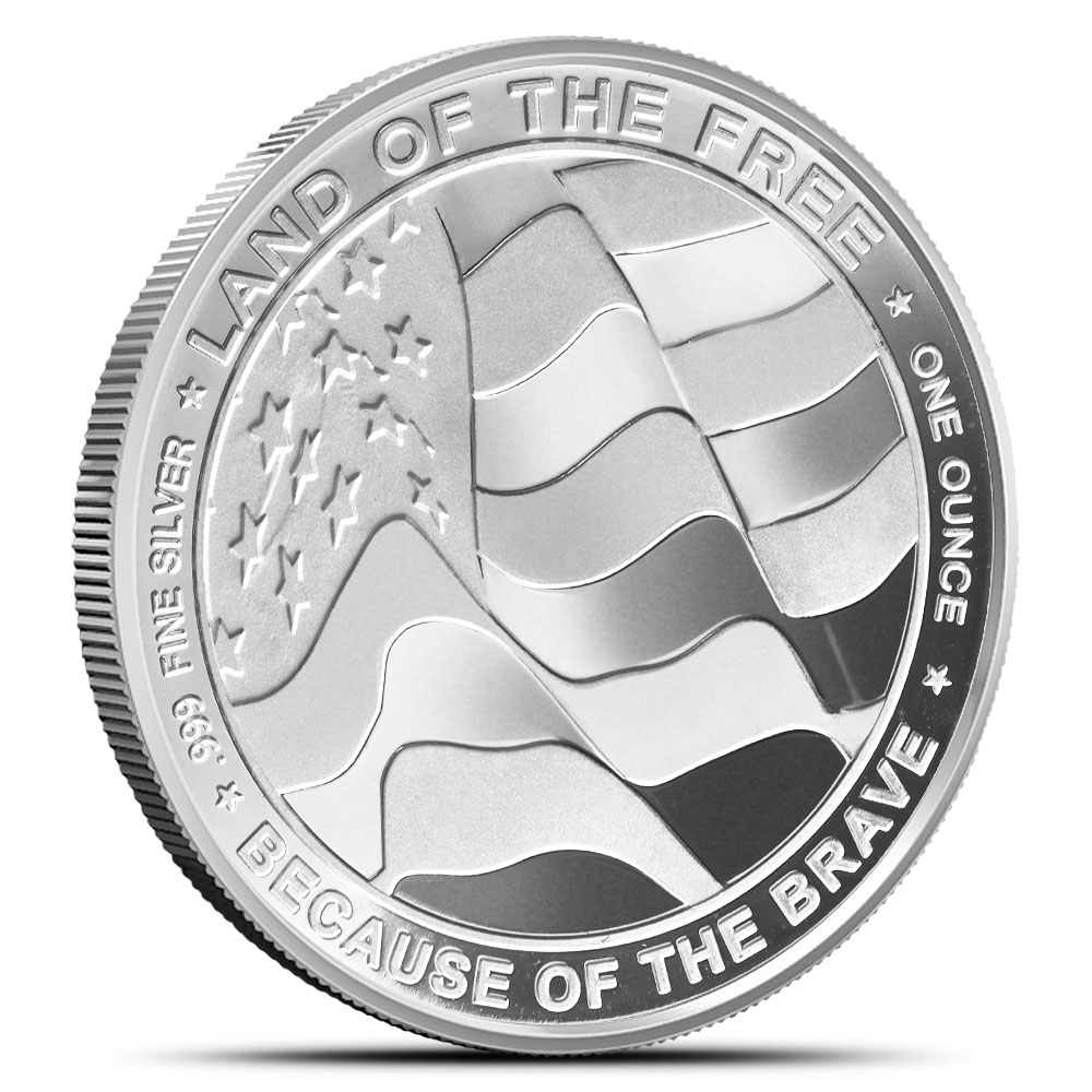 United States Armed Forces Air Force Silver Round l BGASC™