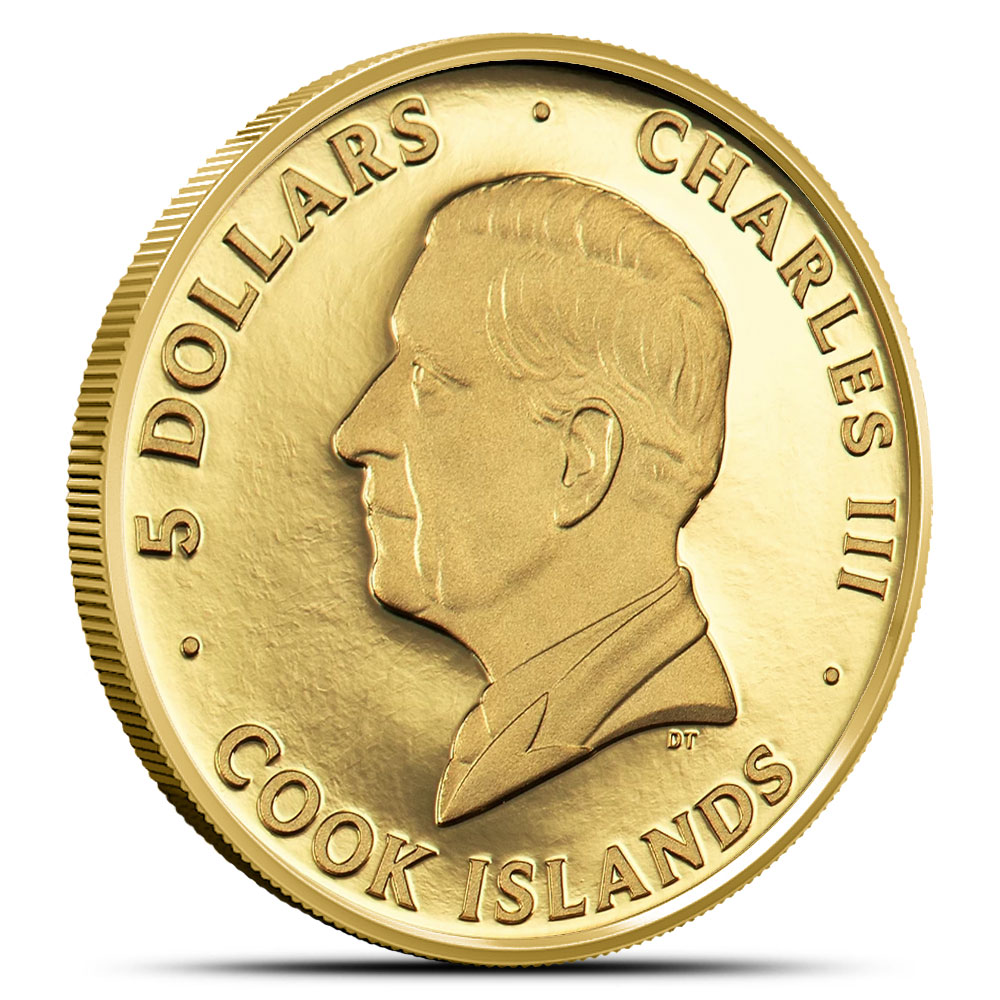 2024 Cook Islands Gold Chateau de Chambord Coin l BGASC™