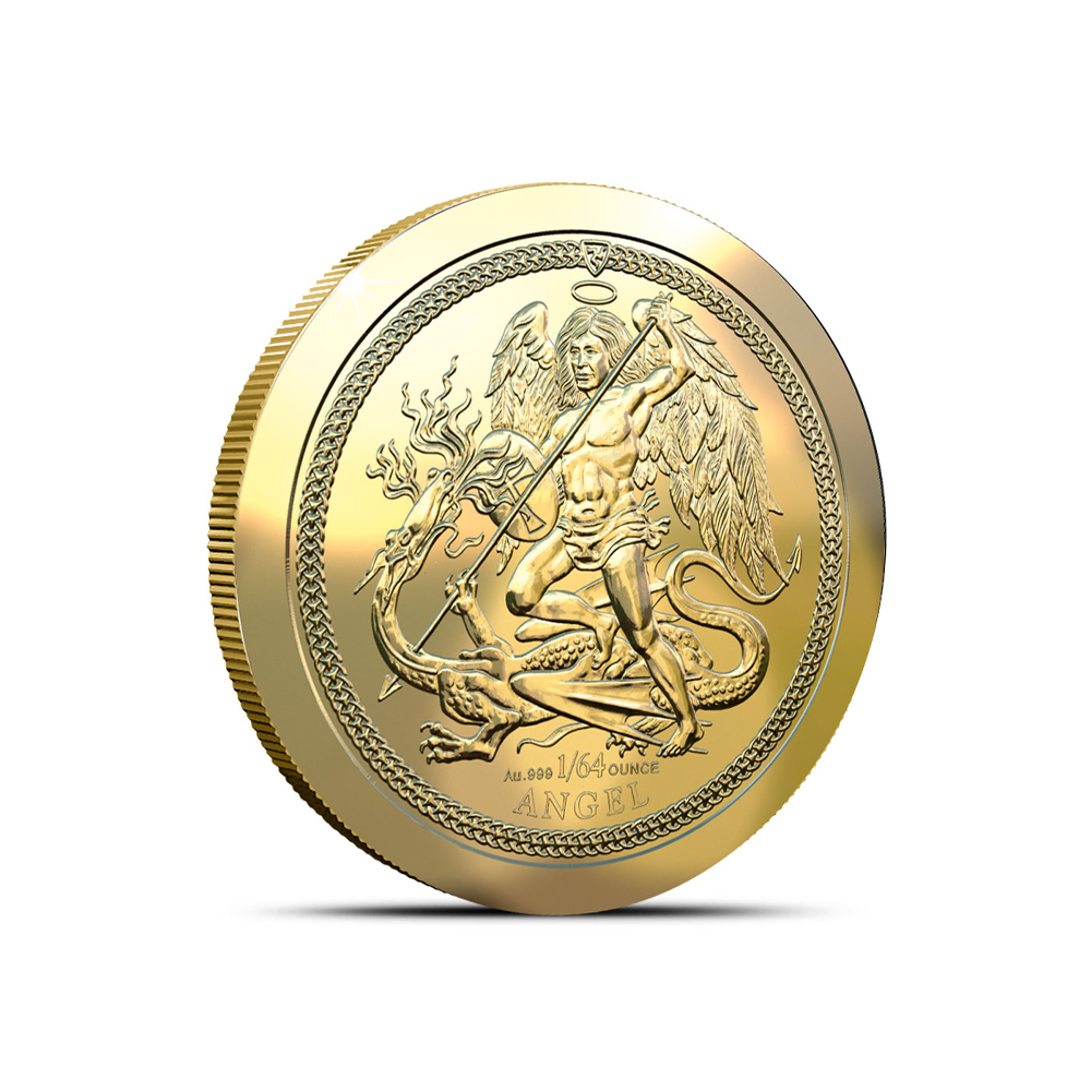 2024 1/2 Gram Isle of Man Gold Angel Coin l BGASC™