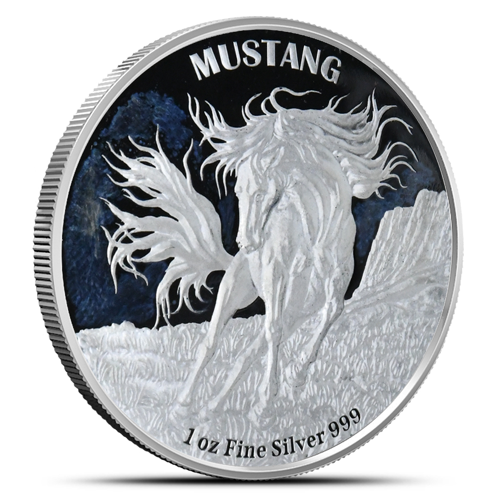 2024 1 oz Tokelau Silver Mustang Coin (Proof-Like) l BGASC™