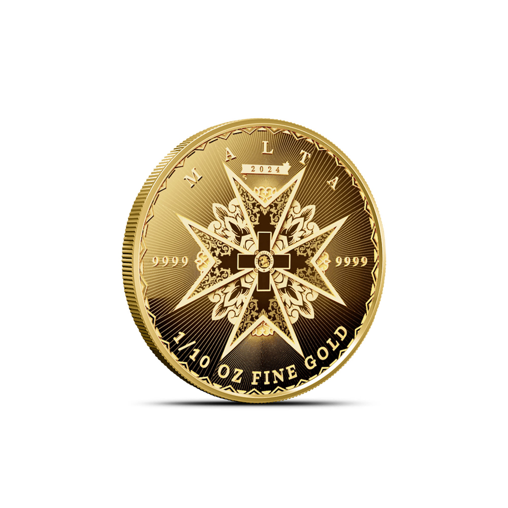 2024 1/10 oz Malta Gold Maltese Cross Coin (BU) l BGASC™
