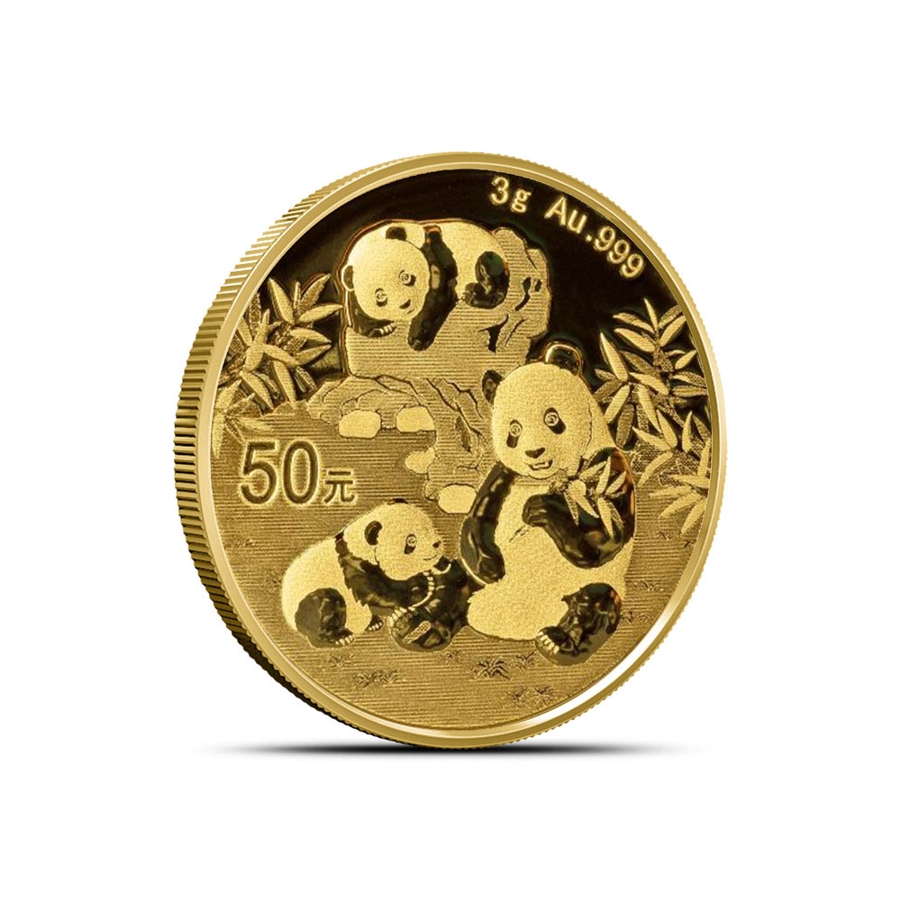2025 3 Gram Chinese Gold Panda Coin (BU) l BGASC™