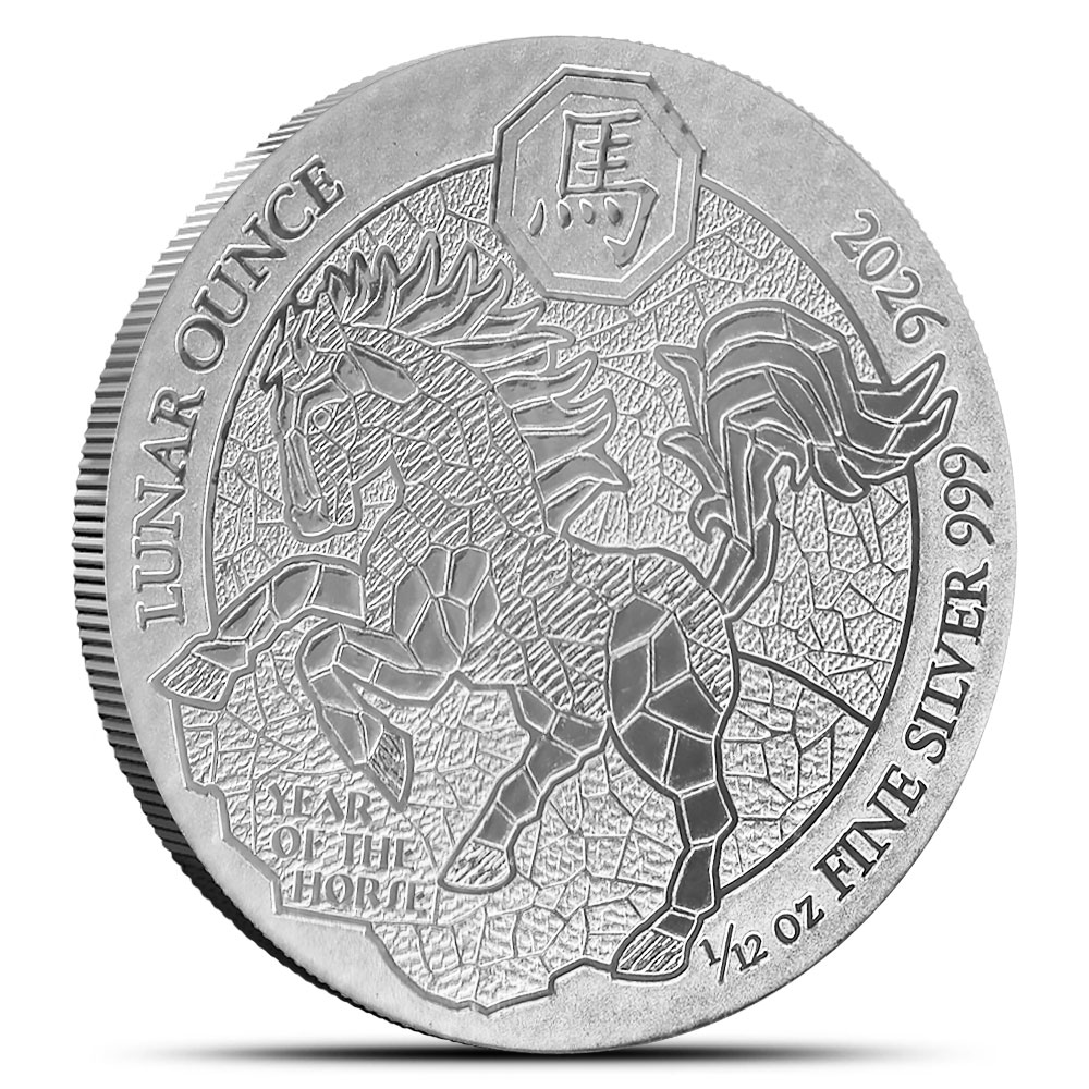 2026 1/12 oz Rwandan Silver Lunar Horse Coin (BU) l BGASC™