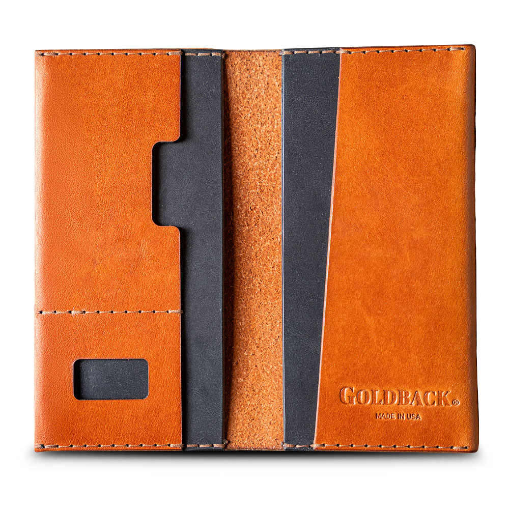 Brown Wayfarer Goldback Wallet l BGASC™