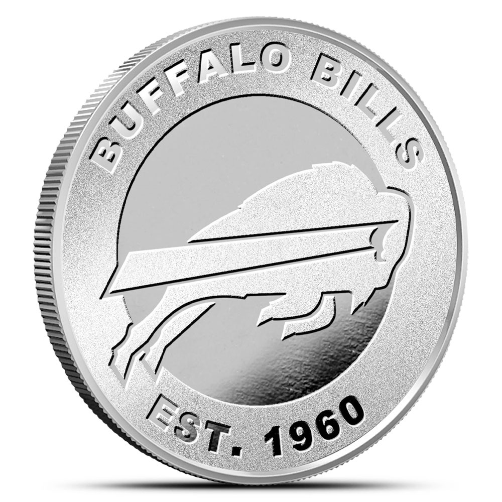 1 oz NFL Buffalo Bills Silver Round (BU) l BGASC™