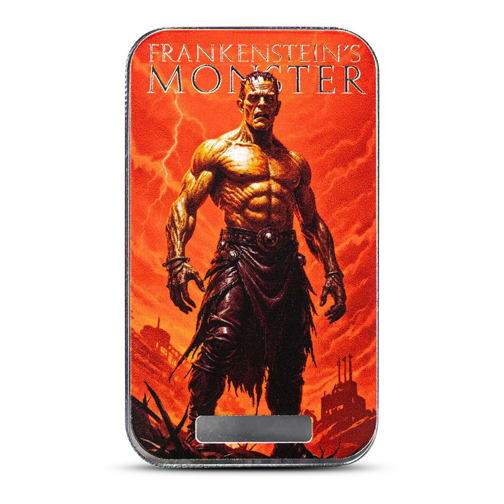 1 oz Colorized Scottsdale Monsters Collection Frankenstein's Monster ...