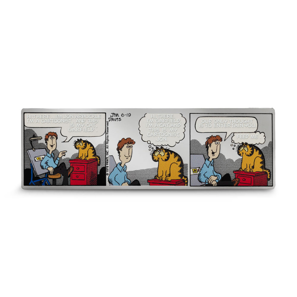 2025 1 oz Proof Colorized Niue Silver Nickelodeon Garfield Comic Set ...