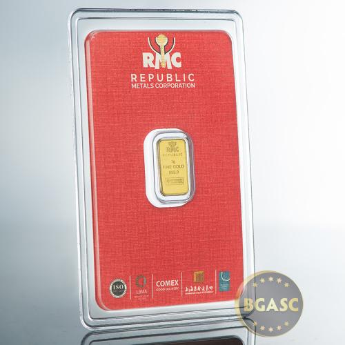 1 Gram RMC Gold Bar (Secondary Market w/ Assay) l BGASC™