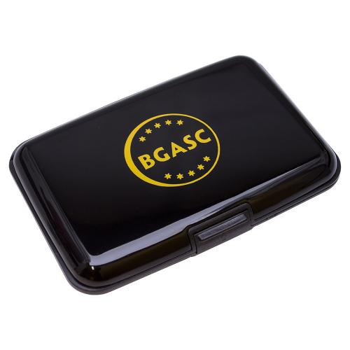 RFID Blocking Wallet / Assay Card Storage Case - Black Aluminum
