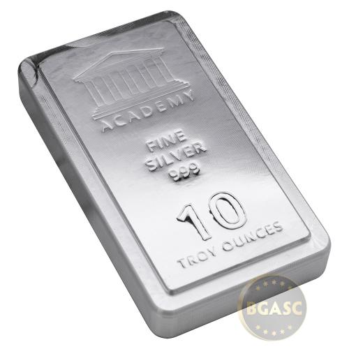 10 oz Academy Stackable Silver Bar l BGASC™