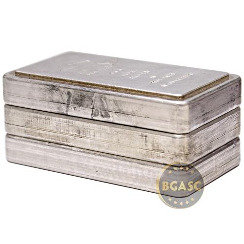 10 oz Silver Bar Academy .999 Fine Stackable Bullion Ingot (Secondary ...