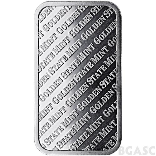 5 oz Silver Bars Golden State Mint GSM Logo .999 Fine Bullion Ingot