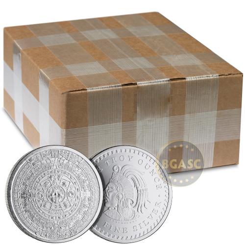 1 oz Aztec Calendar Silver Round l BGASC™