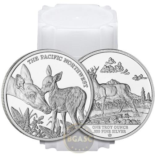 1 oz Monarch Buck Silver Round l BGASC™