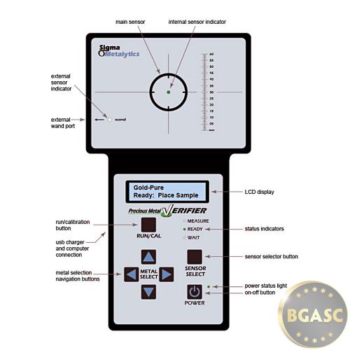 Sigma Metalytics Precious Metal Verifier Original with Small, Large ...