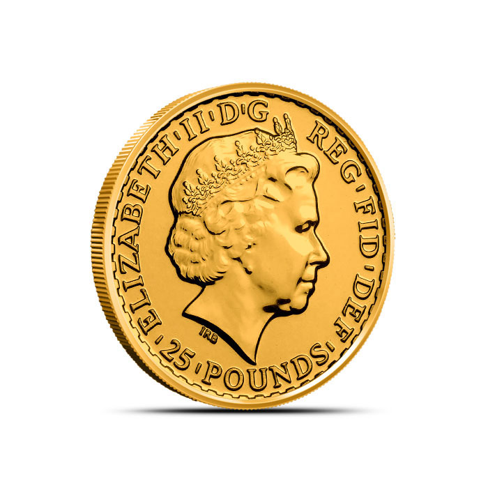 1/4 oz British Gold Britannia Coin (Random Year)